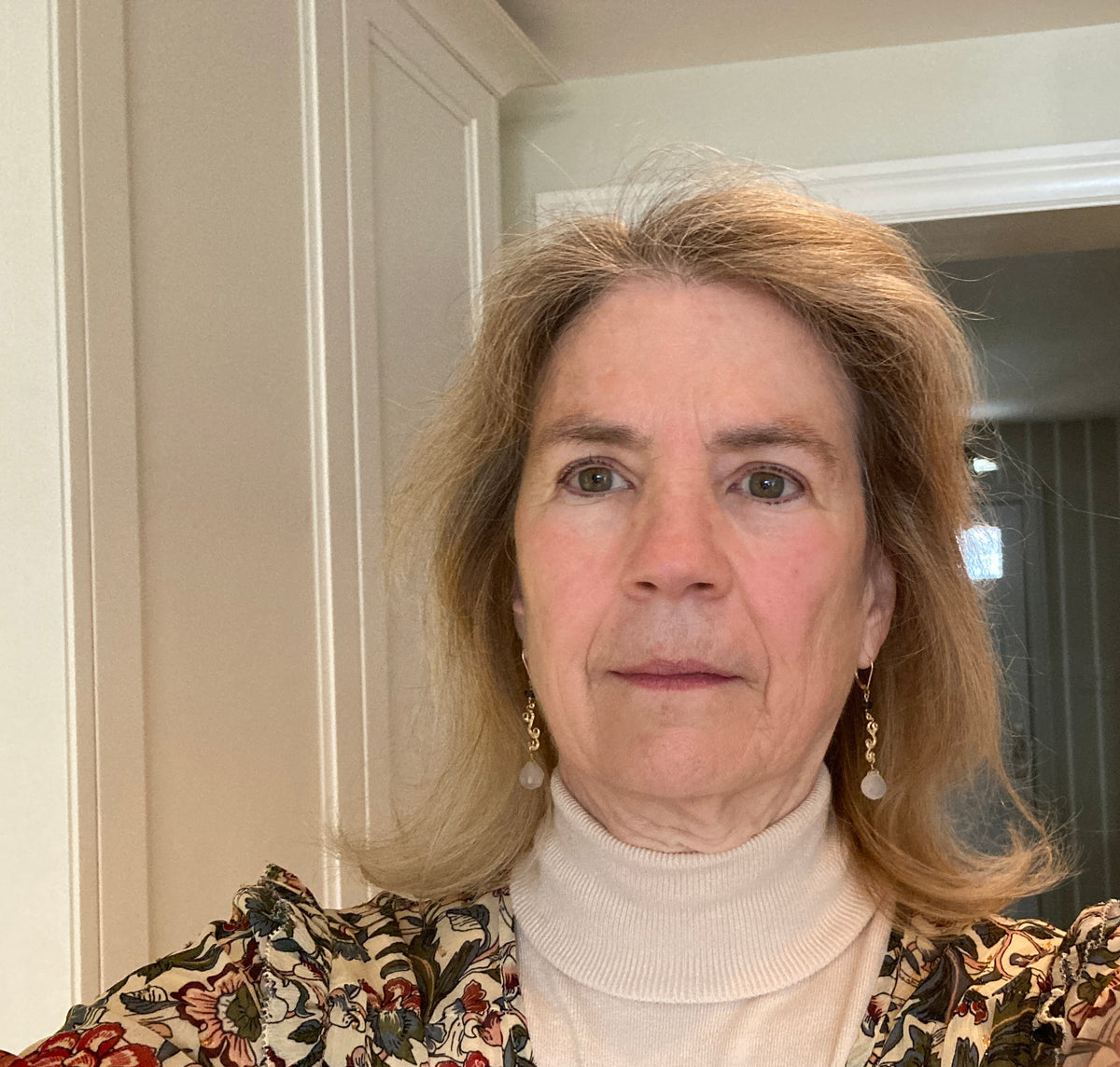 14kt Gold Earring- hand Carved by artist Anna Biggs- Ocean Waves – Anna ...